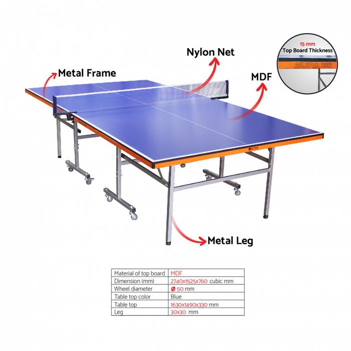 Jual Meja Pingpong Tenis Meja Katana 302 Table Tennis 15mm Import Original - Kota Tangerang ...