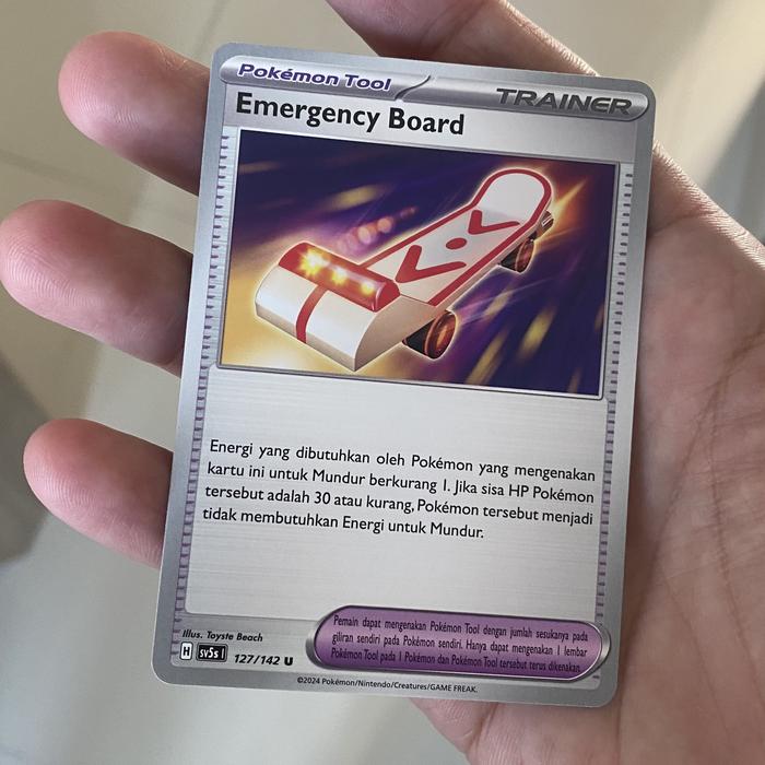 Jual Kartu Pokemon TCG Indonesia Staple sv5s Emergency Board - Kota ...