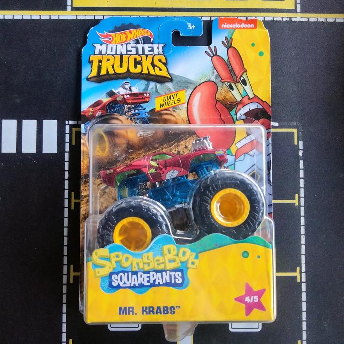 Jual Hot Wheels Monster Trucks Rodger Dodger Mr Krabs - Kota Magelang ...