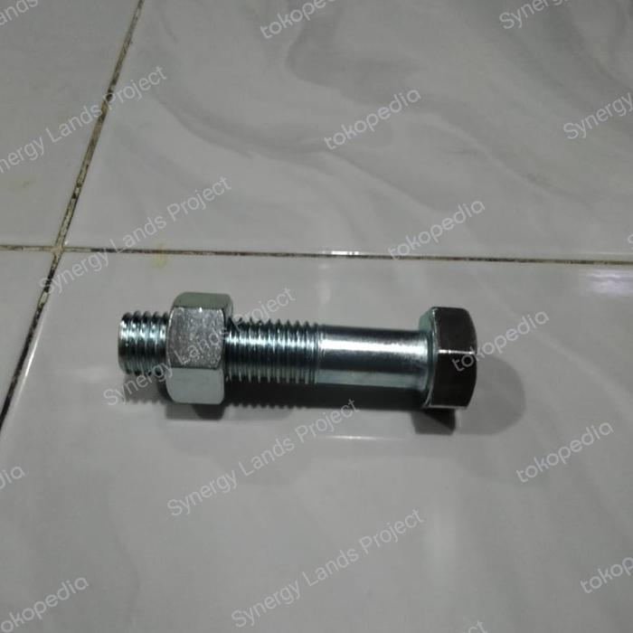 Jual Baut Mur Galvanis Baut mur Putih M18 x 80 mm + Mur - Jakarta ...