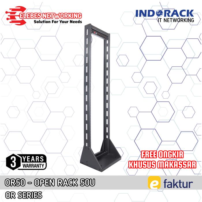 Jual OR50 Open Rack INDORACK 50U Rak Server - Kota Makassar - Celebes ...
