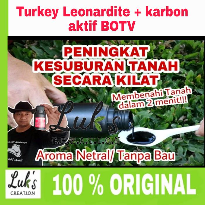 Jual BOTV Pembenah tanah kilat Turkey Leonardite plus karbon aktif ...