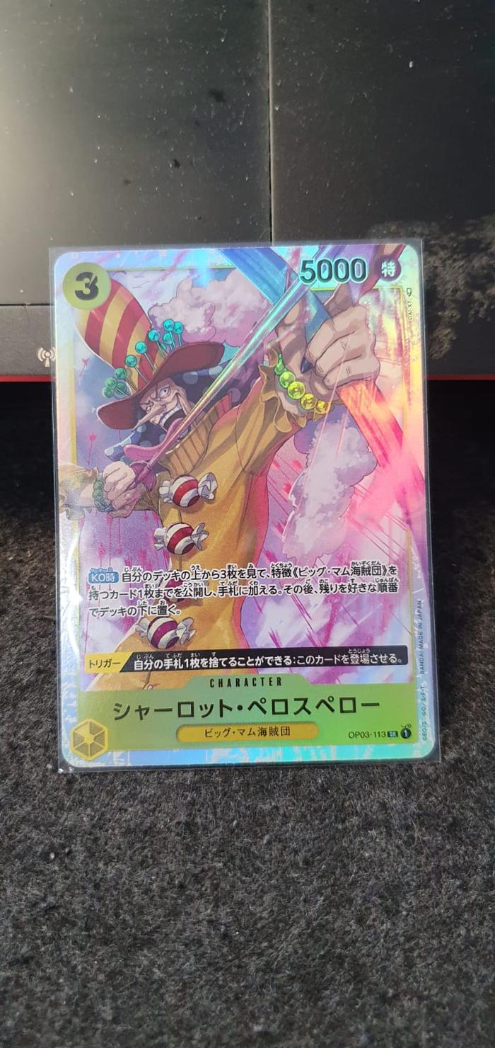 Jual One Piece TCG OP03-113 PEROSPERO CHARLOTTE SR FOIL ORIGINAL ...