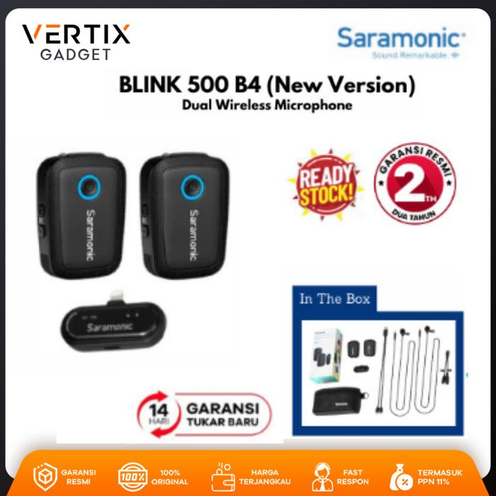 Promo Saramonic Blink 500 B4 New Version Lightning Wireless Microphone ...