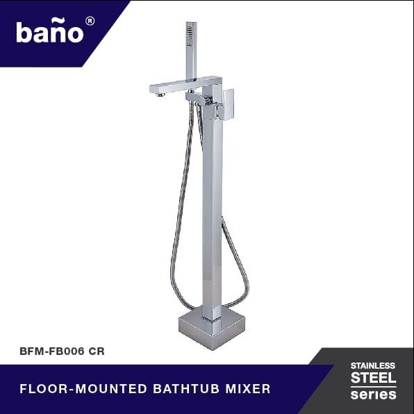 Jual Kran bathtub standing model kotak minimalis, kran standing kamar ...