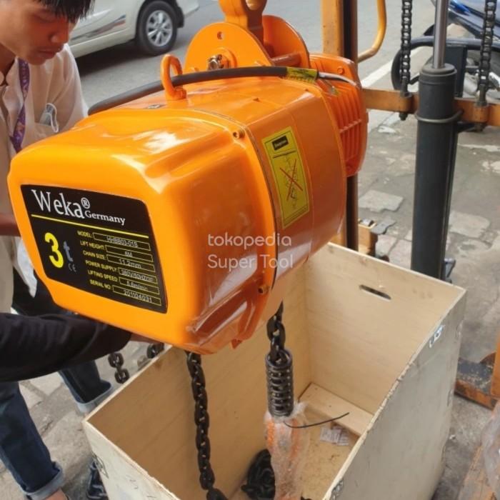 Jual Electric Chain Hoist 3 Ton x 6 Meter 380V Takel Listrik Weka ...