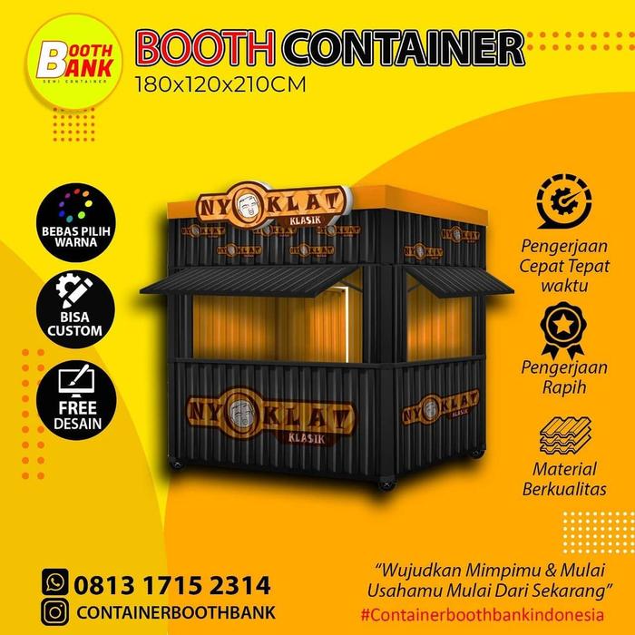 Jual Booth Container - Container Jualan - Booth Container Custom - Kota ...