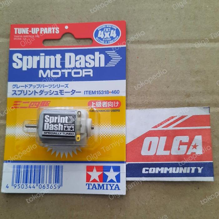 Jual Tamiya dinamo Sprint Dash Motor single shaft sudah di break in ...