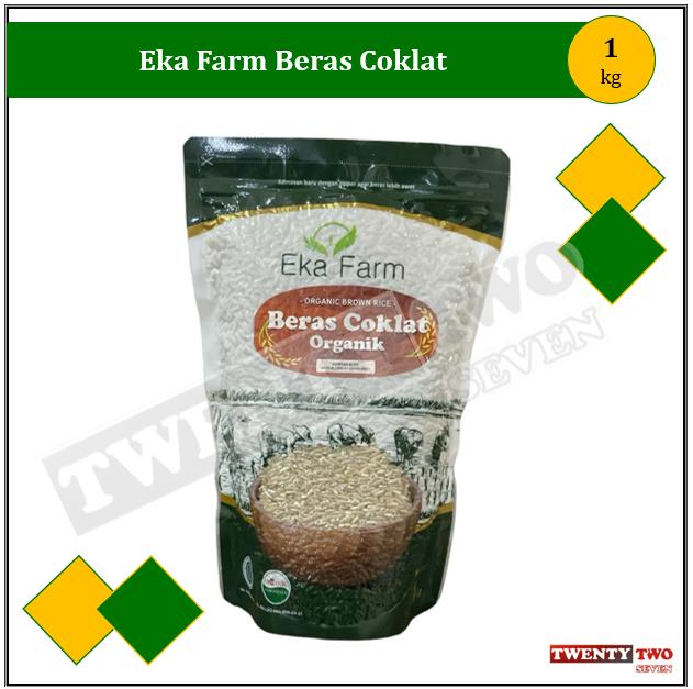 Jual EKA Farm - Beras Coklat Organik 1 Kg - Kota Surabaya - twentytwo.seven | Tokopedia