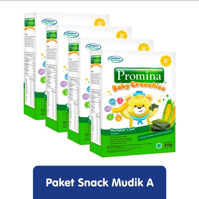 Promo [Free] Paket Snack Mudik A (Promina Rumput Laut) Cicil 0% 3x ...