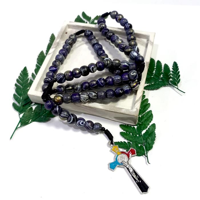 Jual Devosi Rosario 77 Bapa Kami / Kalung Rosario Bapa Kami Katolik - Merah Di Seller Velvet ...