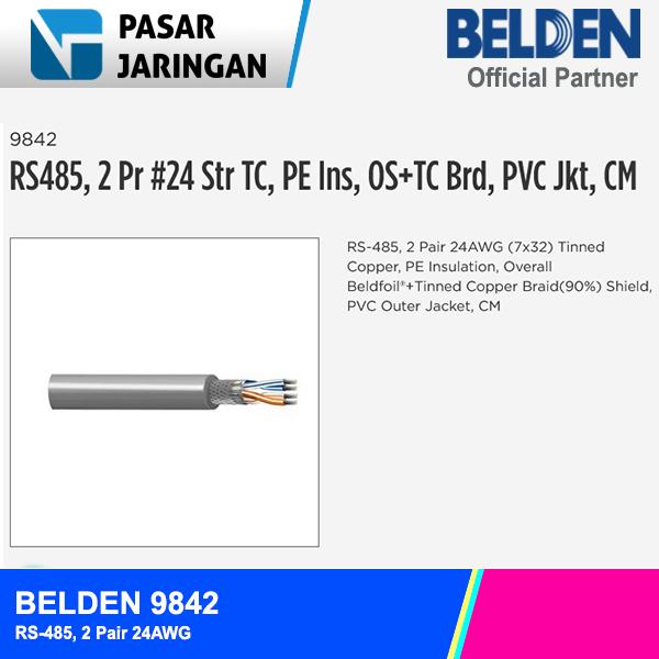 Jual BELDEN 9842 24AWG Multiconductor 2 Pair RS485 Cable - Jakarta ...