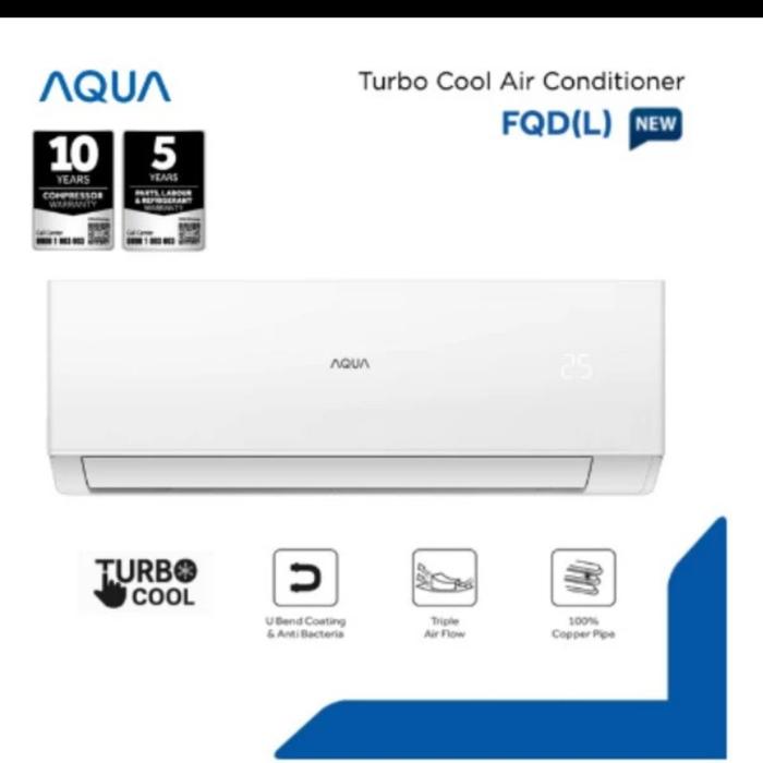 Jual Aqua AC Turbo Cool 1 PK AQA-KCR9FQDL Termasuk Pasang - Jakarta ...