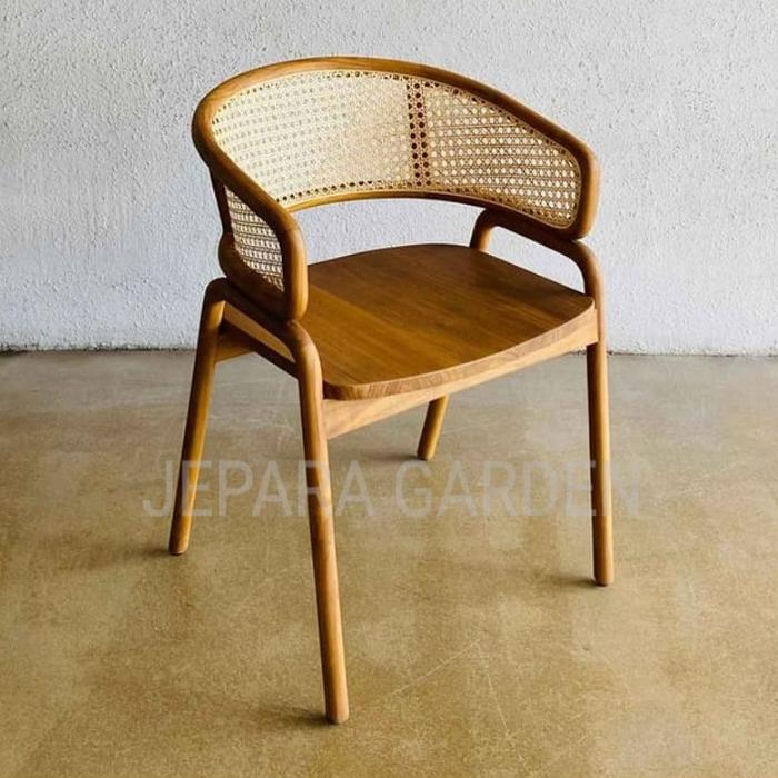Jual KURSI MAKAN CAFE CLEOPATRA Kayu Jati Rotan Klasik Minimalis Unik Murah - Kab. Jepara ...