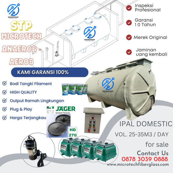Jual Stp Biotech Microtech System Olah 25 m3 Pengolahan Air Limbah ...