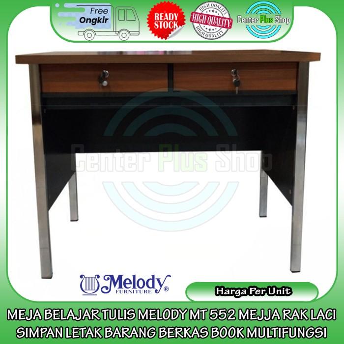 Jual [Kargo] MEJA BELAJAR TULIS MELODY MT 552 MIJA RAK LACI SIMPAN ...