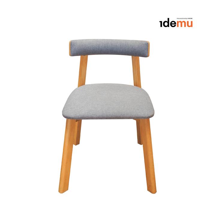 Promo IDEMU Yuki Kursi Makan Kayu Minimalis Dining Chair Cicil 0% 3x ...