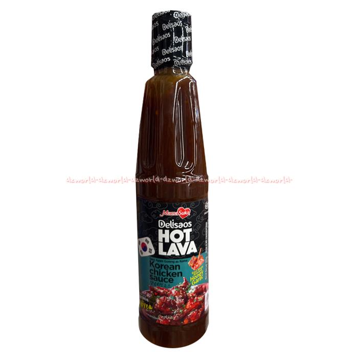 Jual Mamasuka Delisaos 320ml Hot Lava Volcano Saus Sambal Extra Pedas ...