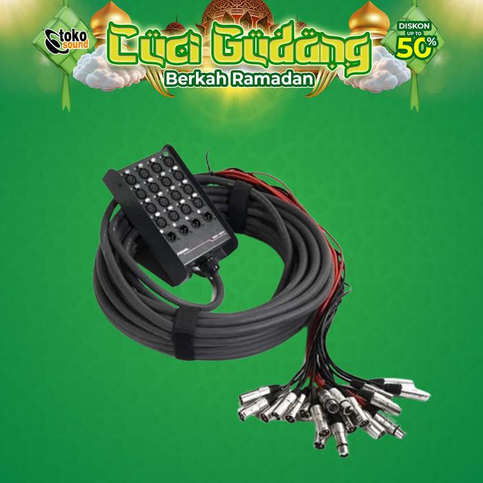 Promo PROEL EBN1204 - Snake Cable 25 Meter with 16-channel Stage Box ...