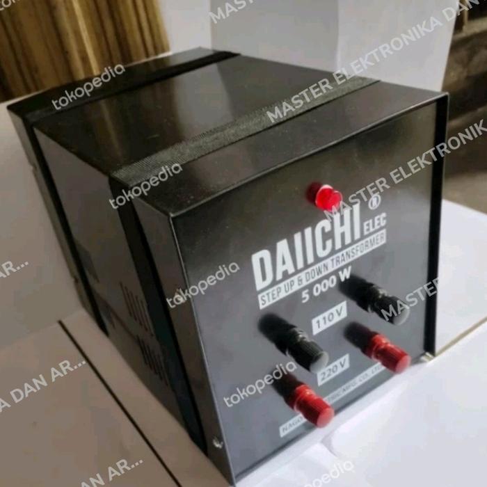 Jual trafo travo step up down 5000w 5000watt daiichi daichi 220v to ...