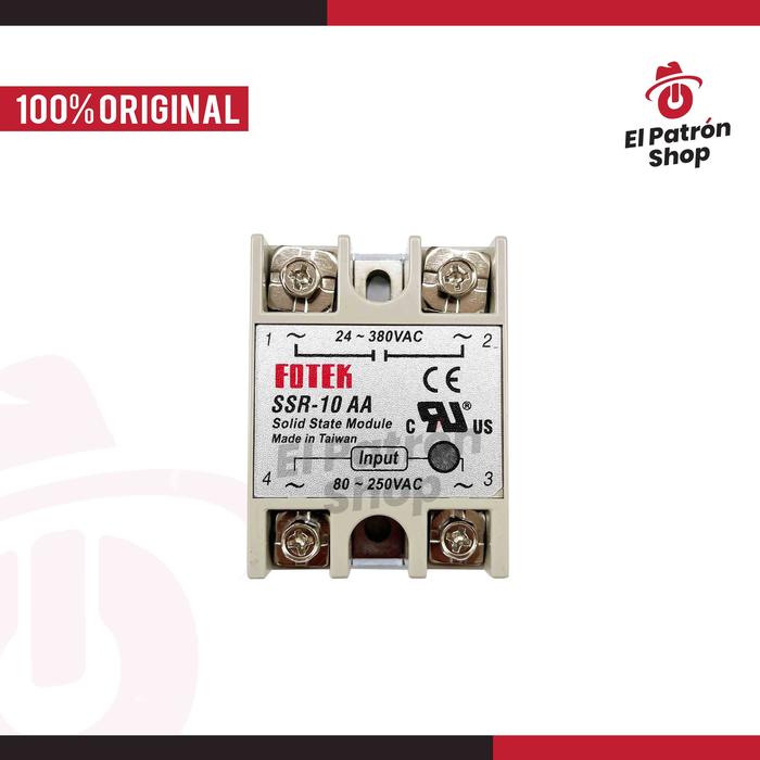 Jual FOTEK Solid State Relay SSR-10AA Fotek 10 AA AC to AC - Jakarta Barat - El Patron Shop ...