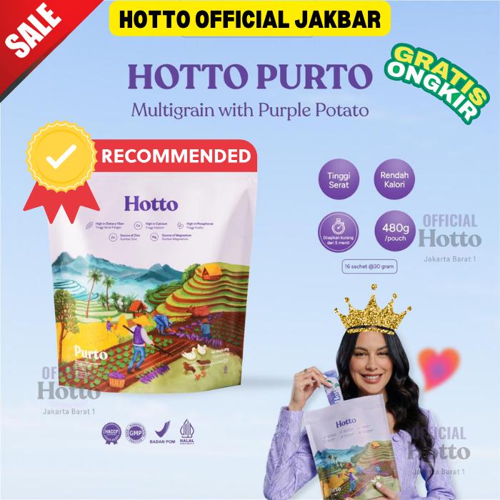 Promo Hotto Purto Oat 1 Pouch isi 16 Sachet - Jakarta Barat - Hotto ...