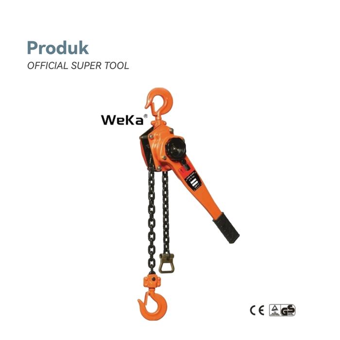 Jual Lever Block 1,5 Ton x 1,5 Meter Chain Lever Weka Germany 1.5 ...