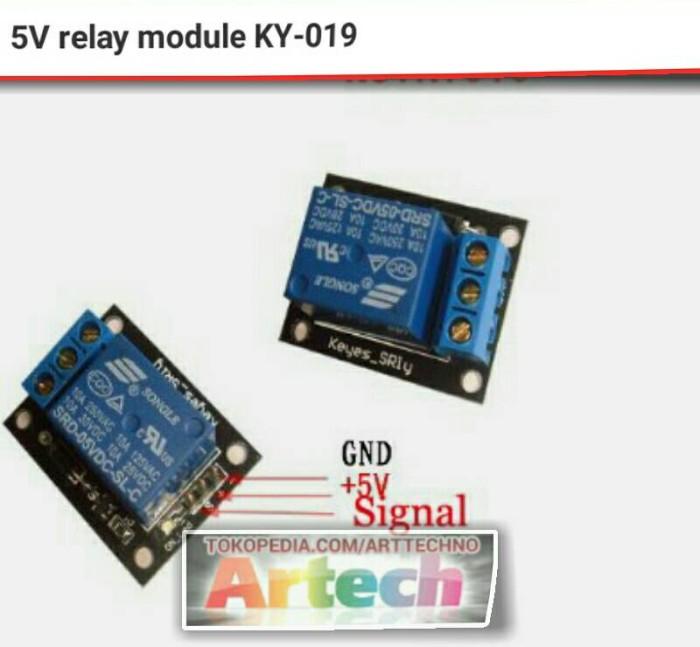 Jual KY-019 5V RELAY MODULE KY19 KY019 WEMOS NODEMCU ESP32 UNO R3 MEGA ...