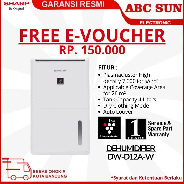 Promo Sharp Dwd12aw Dehumidifier 26m2 DW-D12A-W Cicil 0% 3x - Kota Bandung - ABC SUN Electronic ...
