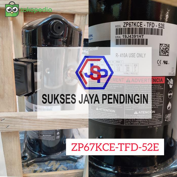 Jual Compressor Copeland ZP67KCE-TFD-52E R410a / Kompresor ZP67KCE-TFD-52E - Jakarta Barat ...
