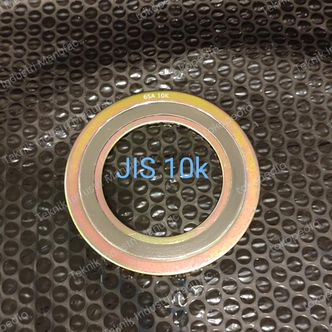 Jual Spiral Wound Gasket SWG Carbon Steel Besi JIS 10K 1/2"Inchi/DN 15 ...