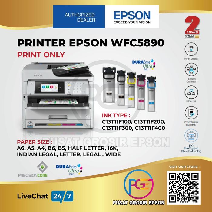 Jual Epson WorkForce Pro WF-C5890 WFC 5890 WF C5890 WF- C5890 - Kota Tangerang - Epson Online ...