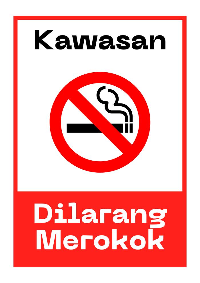 Jual Stiker Kawasan Dilarang Merokok Poster - Kota Madiun - Timzi Store ...