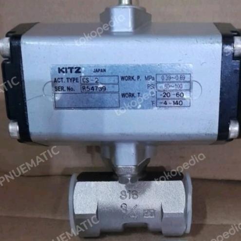 Jual ACTUATOR VALVE STAINLEES STEEL KITZ CS - 2/ ACTUATOR KITZ 3/4" - Jakarta Barat - SAMUDRA ...