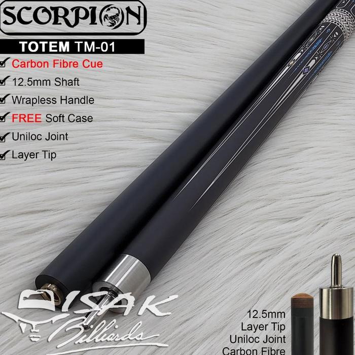 Jual Pz Scorpion Totem Tm-01 Carbon Fibre Uniloc Low Deflection Stick ...