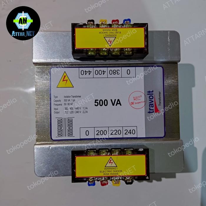 Jual Trafo isolasi 500va 380V 400V 440V to 200V 220V 240V 500VA - Jakarta Barat - AttarNet ...