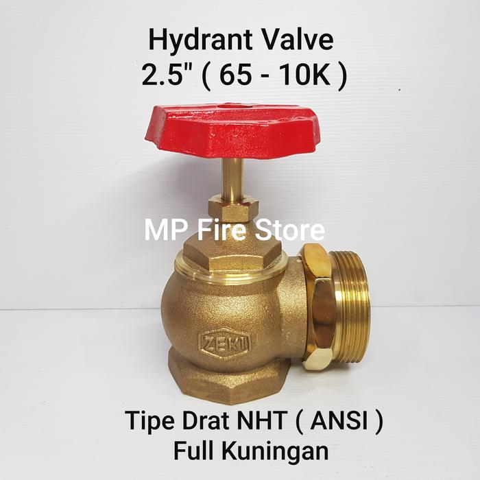 Jual FIRE HYDRANT VALVE ZEKI 2.5 10K NHT ANSI PEMADAM PREMIUM FULL ...