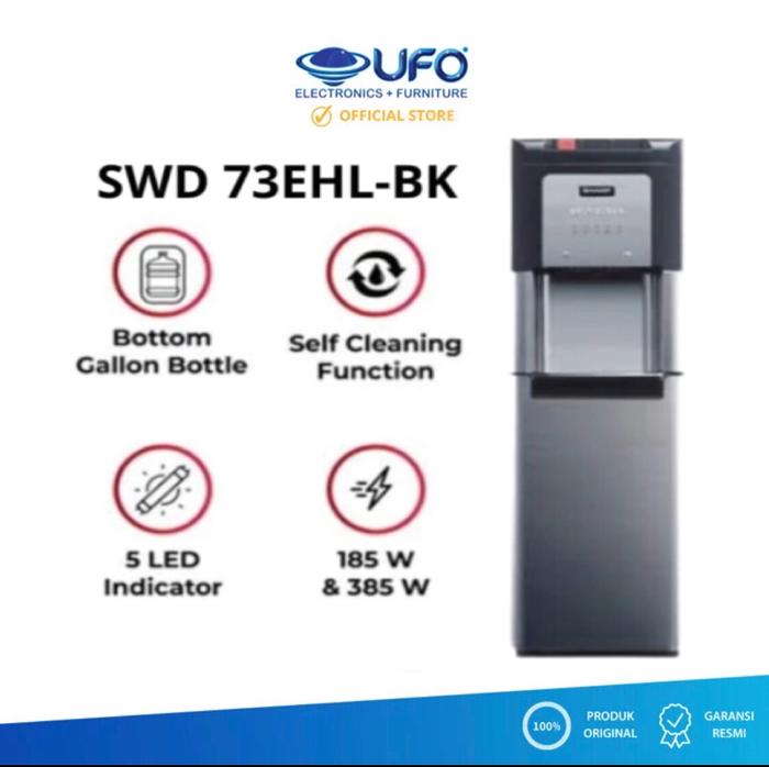 Promo Sharp Dispenser Bottom Loading SWD-73EHL-BK stainless -Low watt Cicil 0% 3x - Kab ...