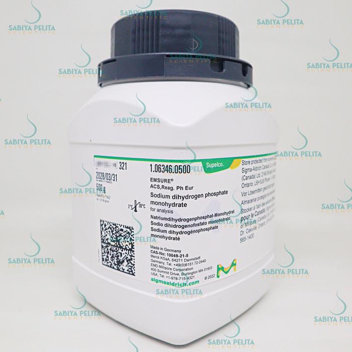 Jual Sodium dihydrogen phosphate monohydrate/NaH2PO4 MERCK 1.06346.0500 ...