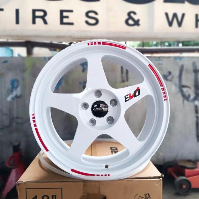 Promo Velg Mobil Astro Evo FY91 R18x8.5 H 5x114.3 ET38 White Cicil 0% ...