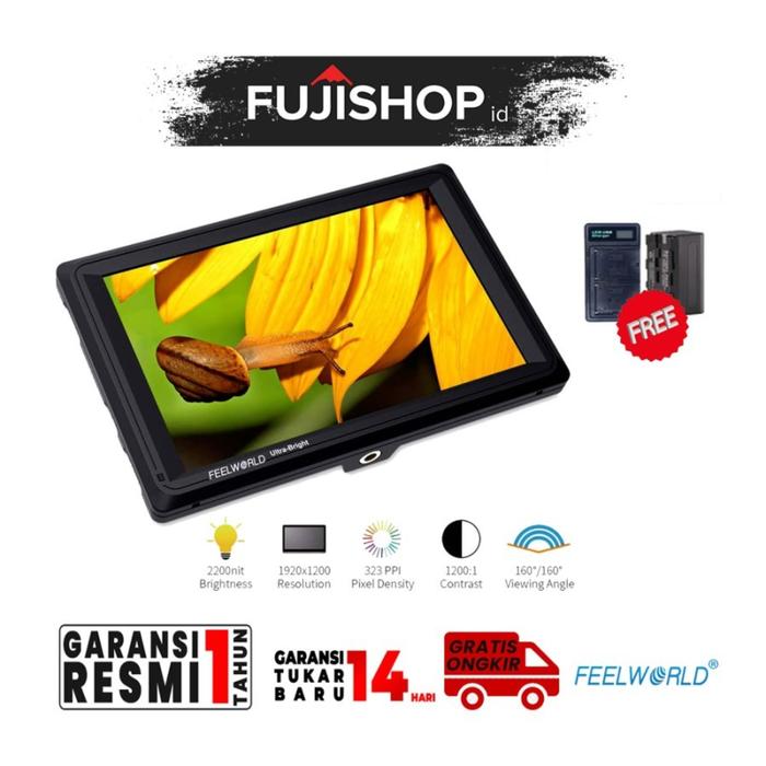 Promo Feelworld FW279S Ultra Bright 2200NIT SDI 4K Monitor Eksternal ...