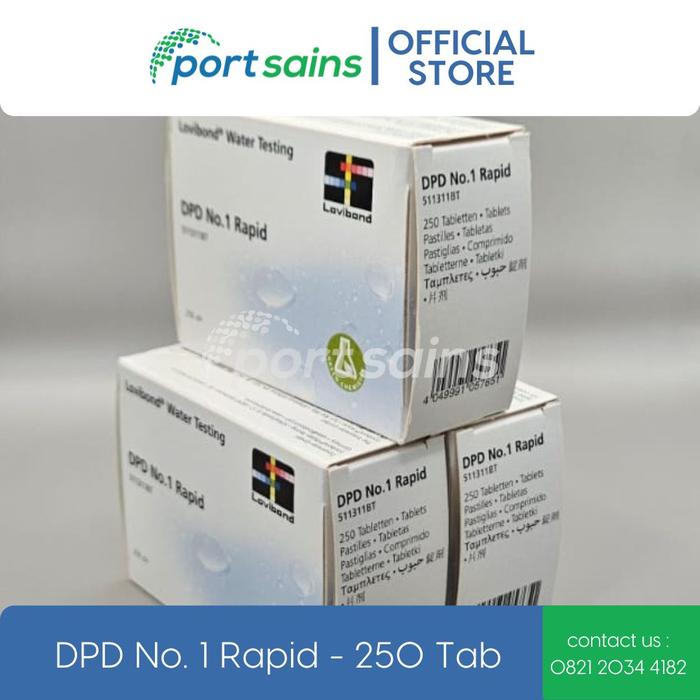 Jual LOVIBOND DPD NO 1 RAPID isi 250 Tab - Kab. Bandung - Portsains ...