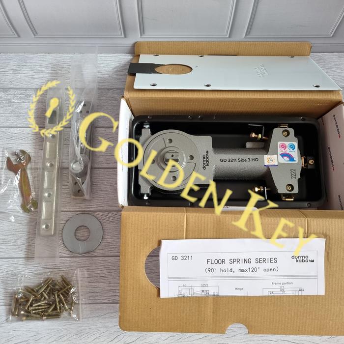 Jual Floor Hinge Dorma Dormakaba GD 3211 Engsel Tanam Pintu Kayu ...