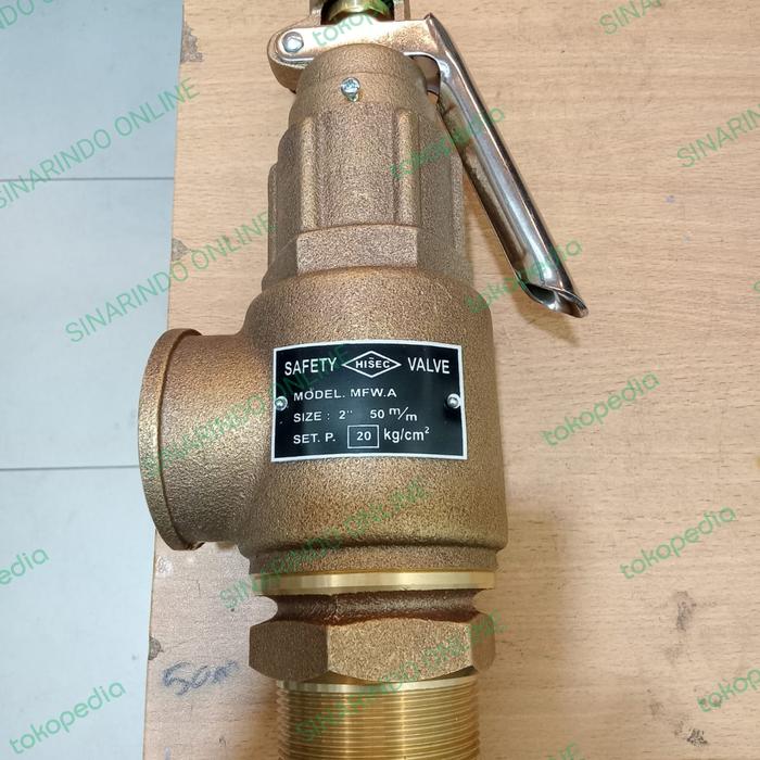 Jual SAFETY VALVE 2" INCH DN 50 HISEC 20 BAR HANDLE 20 KG - Jakarta ...