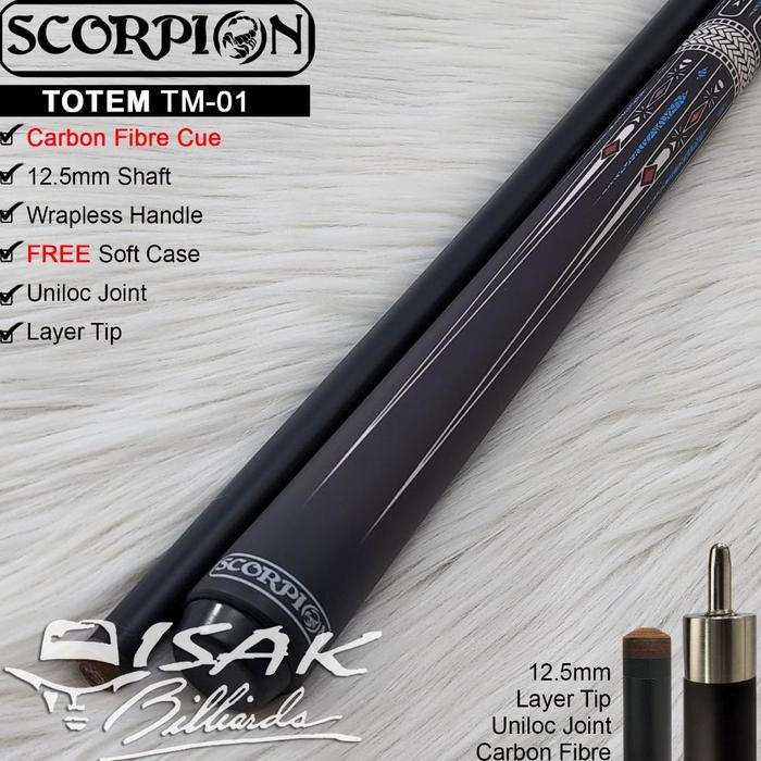 Jual Pz Scorpion Totem Tm-01 Carbon Fibre Uniloc Low Deflection Stick ...