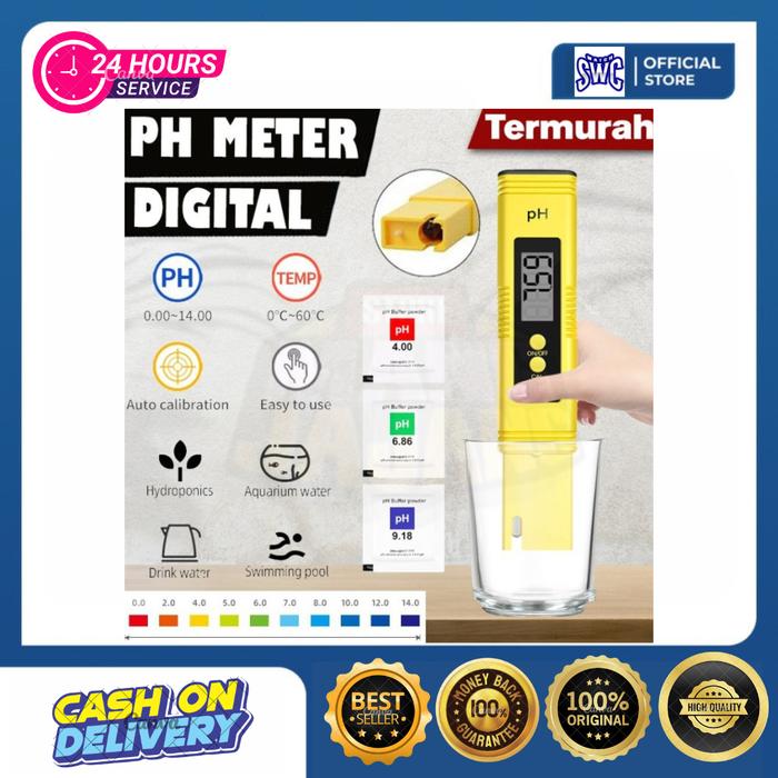 Jual Ph Meter Alat Ukur Air Hidroponik Ph Meter Digital Ph Air Digital ...