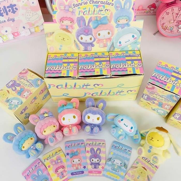 Jual Blink Box Sanrio - MINISO Rabbit Series Flock Figure Model - Kota ...