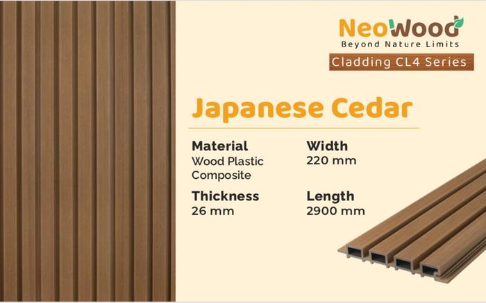 Jual PANEL WPC CLADDING CL4 SERIES NEO WOOD OUTDOOR WALL PANEL - Kota ...