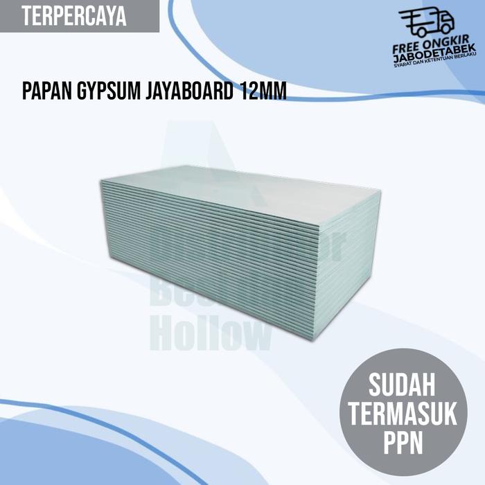 Promo Papan Gypsum Jayaboard 12mm 1200x2400 |Gipsum Jayaboard Tebal ...