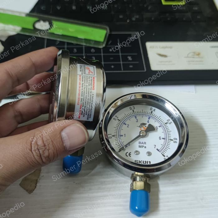 Jual Pressure Gauge SKON Raket 21/2 inch 0.7 Mpa / 7 Bar - Jakarta Barat - Sumber Perkasa Teknik ...